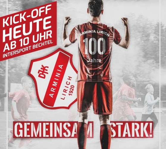 Seid heute gibt es unsere Sticker bei Intersport Bechtel… / DJK Arminia Lirich 1920